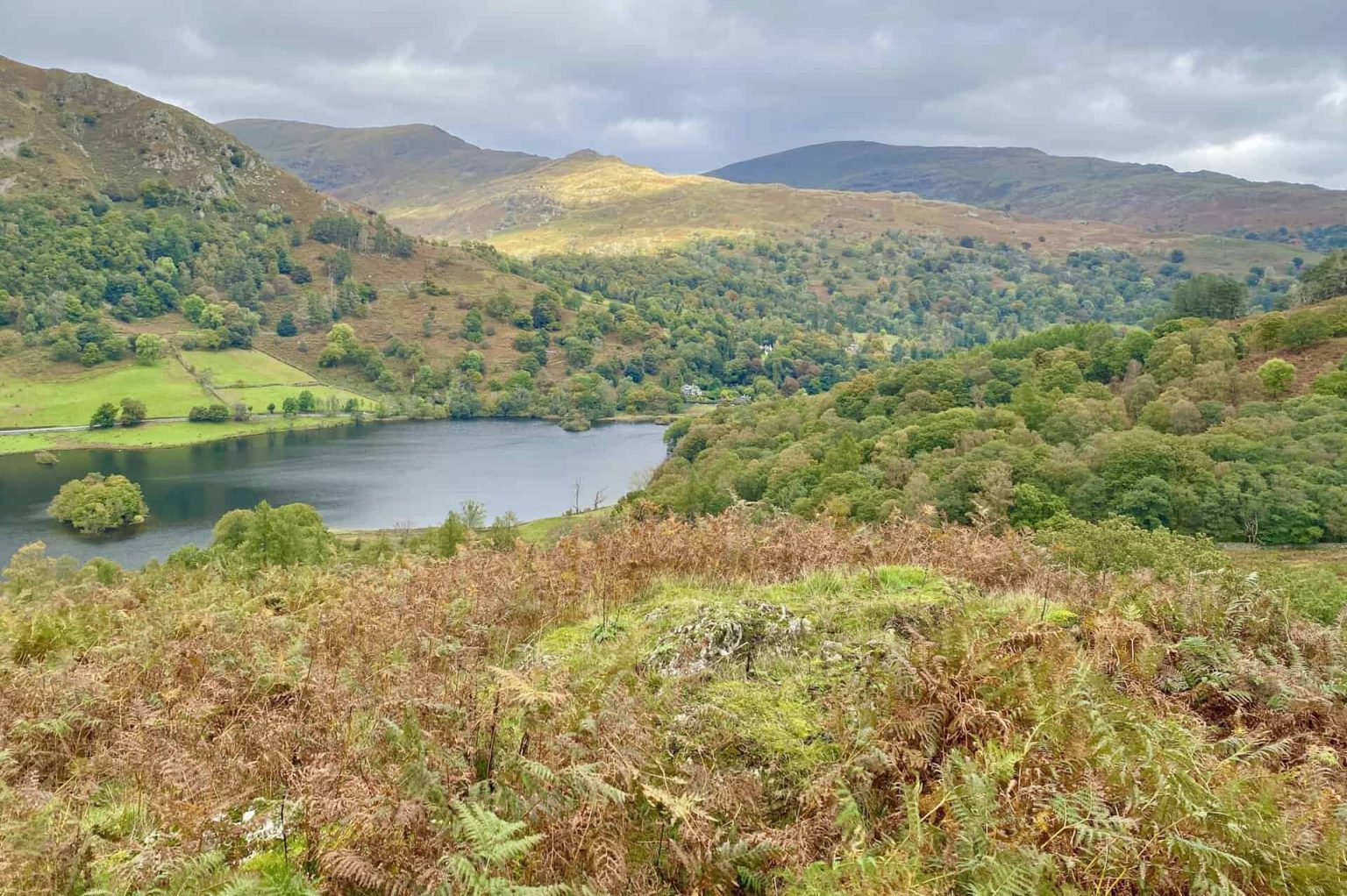 Loughrigg Fell Walk: Rydal Cave and Loughrigg Tarn from Ambleside
