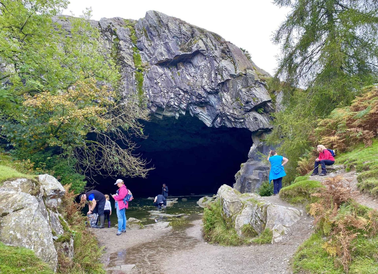 Loughrigg Fell Walk: Rydal Cave and Loughrigg Tarn from Ambleside
