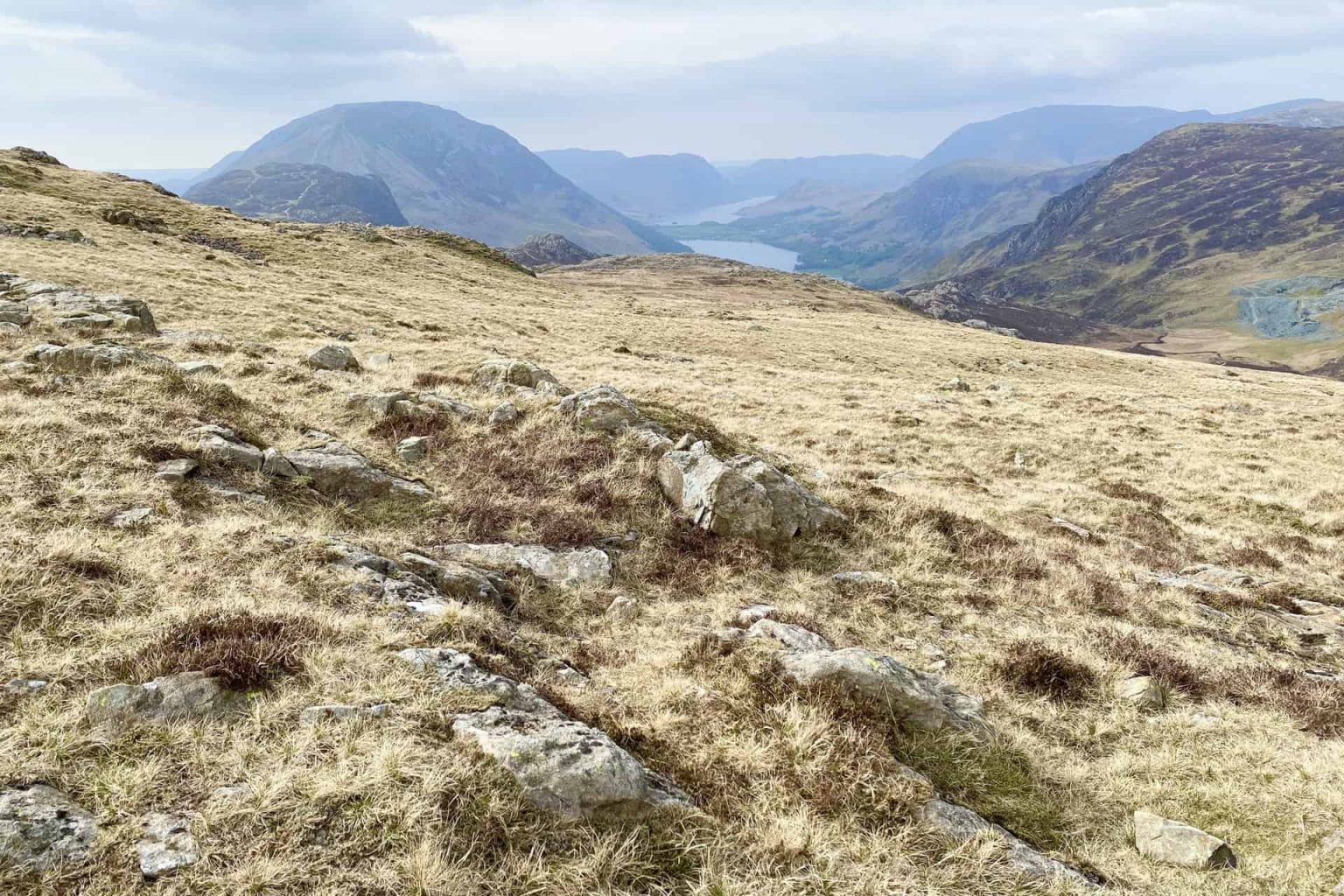 Great Gable Walk: Four Wainwrights from Honister Slate Mine