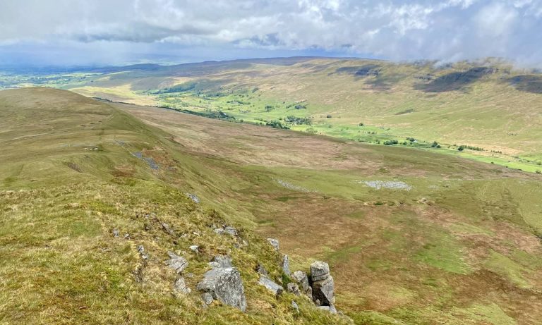 Wild Boar Fell Walk: Hellgill Force Waterfall and Swarth Fell Views