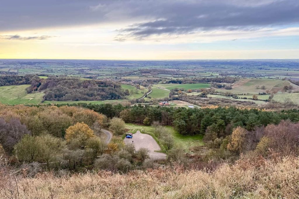 Sutton Bank Walk: From the Kilburn White Horse to High Paradise