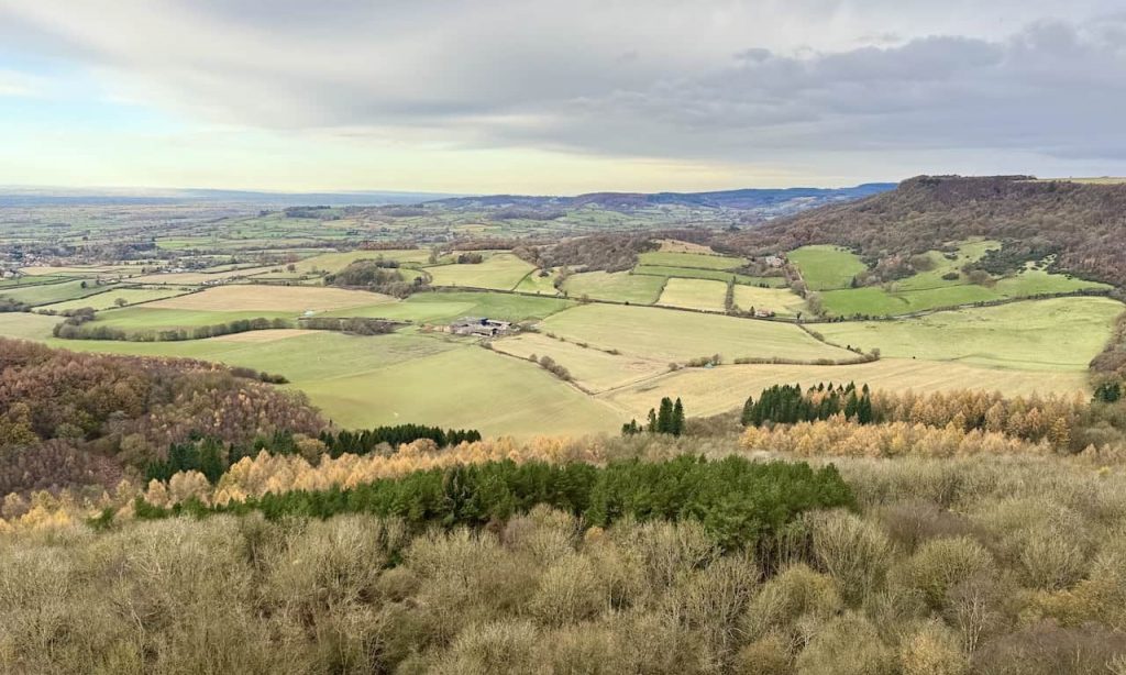 Sutton Bank Walk: From the Kilburn White Horse to High Paradise