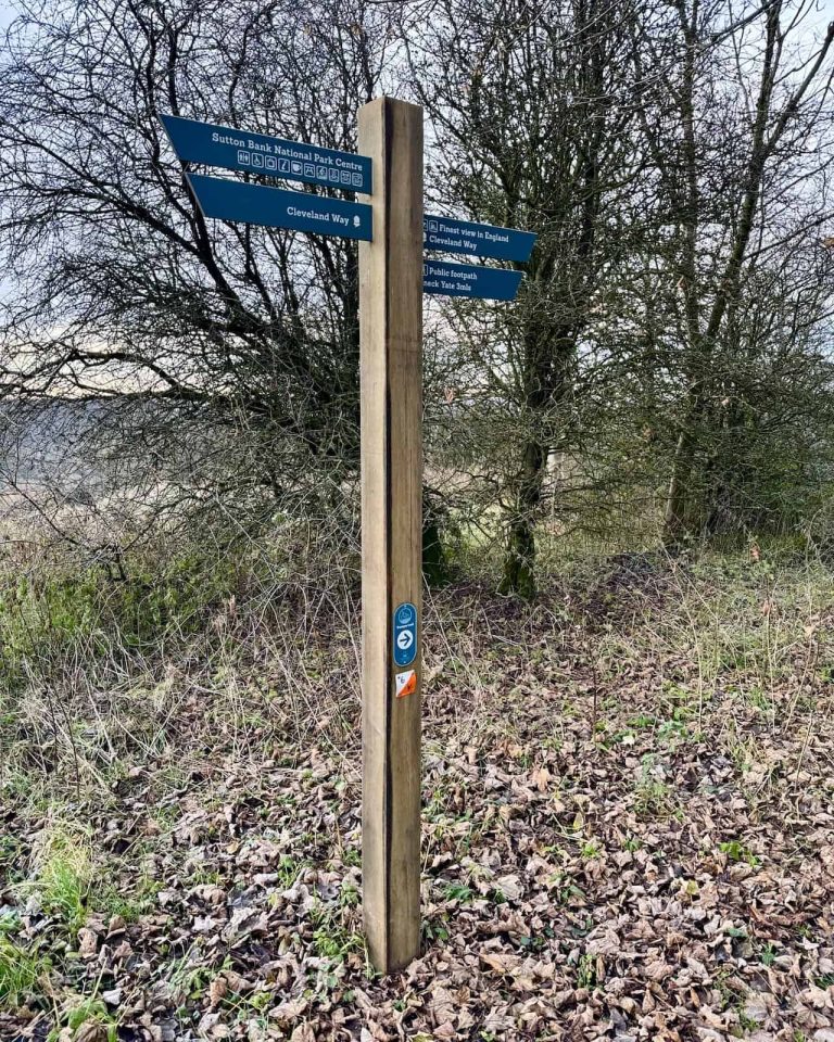 Sutton Bank Walk: From the Kilburn White Horse to High Paradise